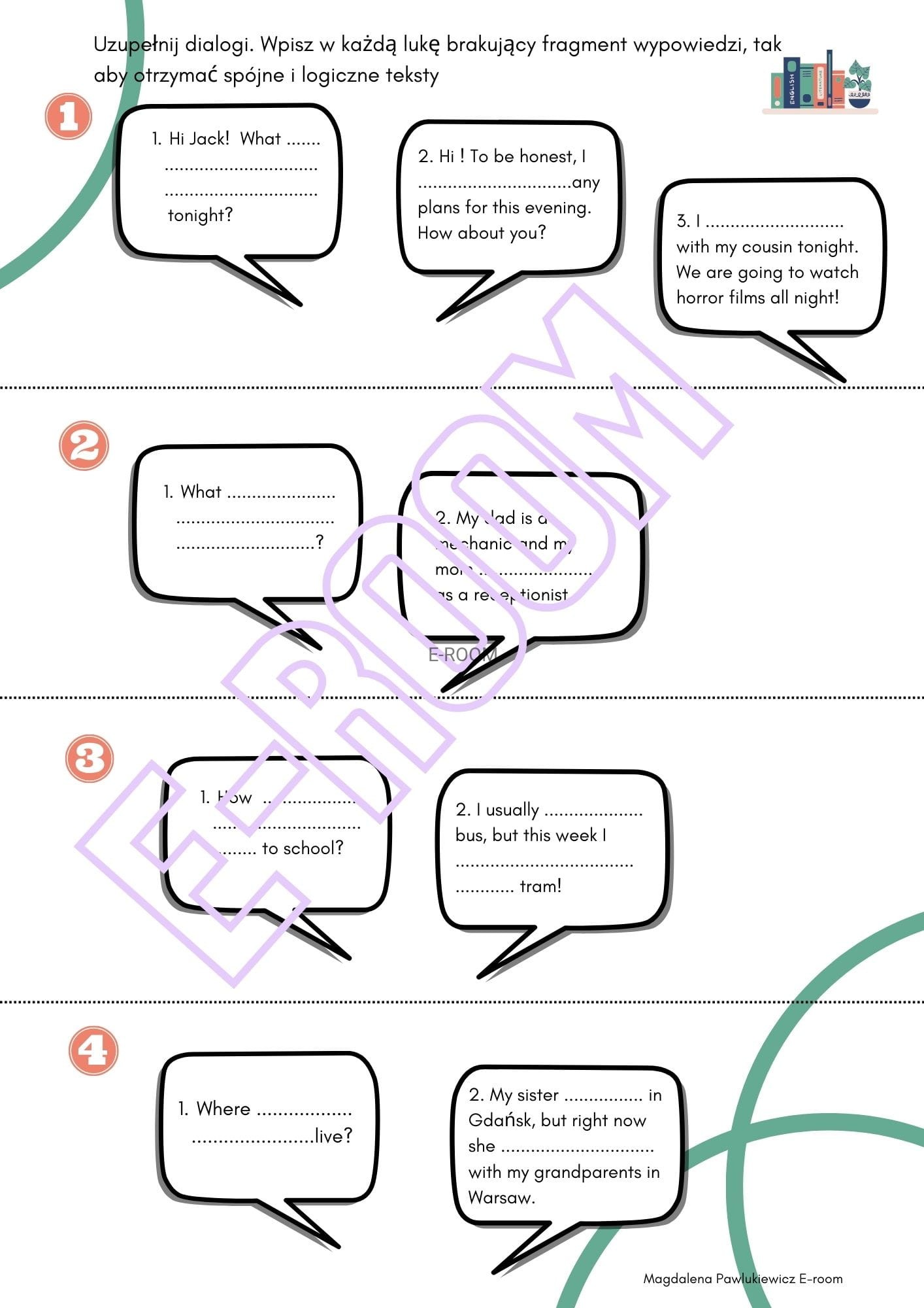 PRESENT SIMPLE VS PRESENT CONTINUOUS WORKSHEETS B1/B2 E-Room